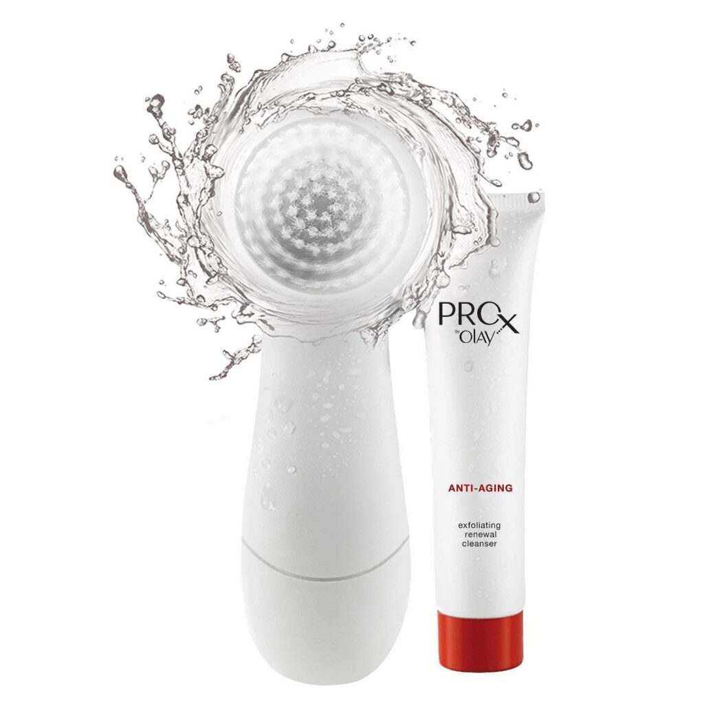 Olay Pro-X Advanced Cleansing System Red 0.68 Fl Oz, 1- Count 2 Brushes ...